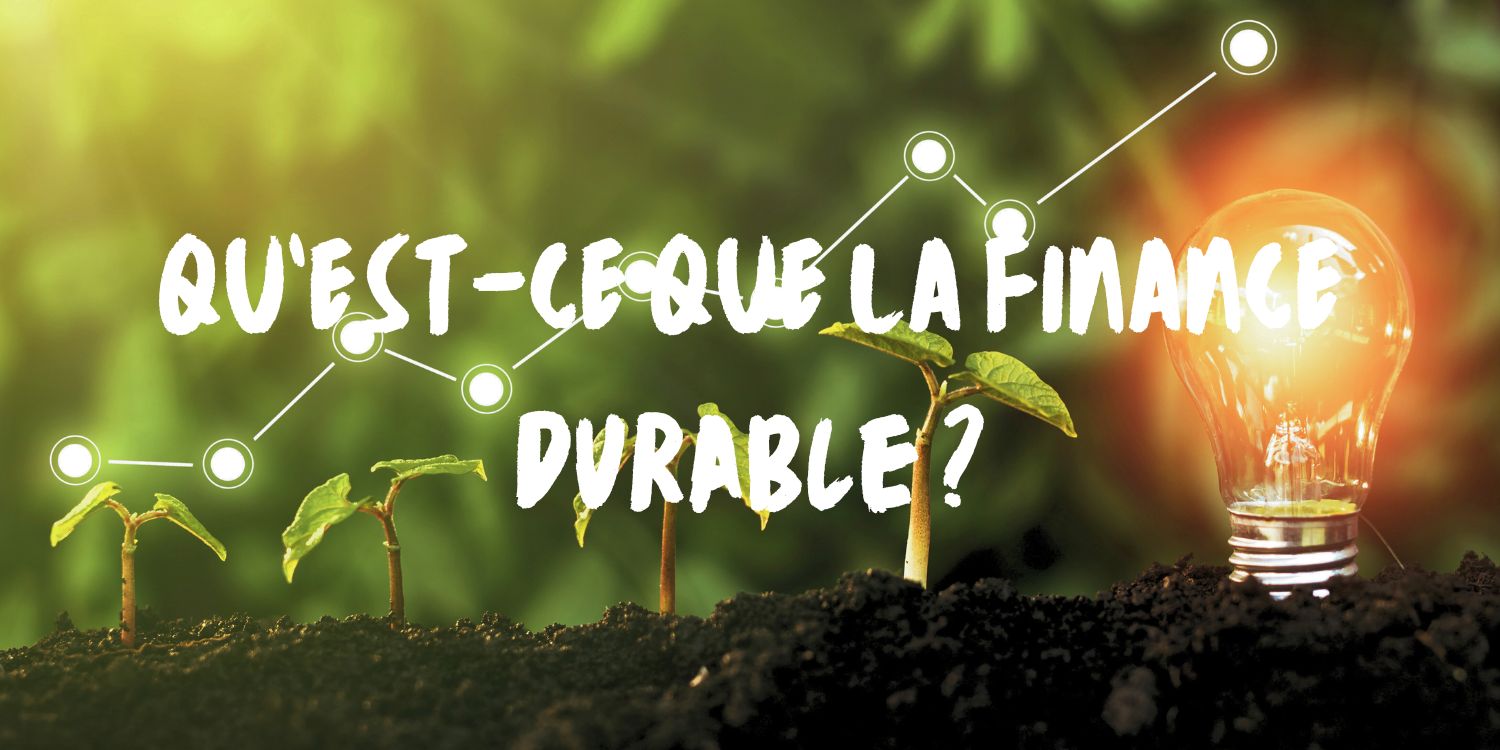 Qu'est-ce que la finance durable ? - Rive Neuve